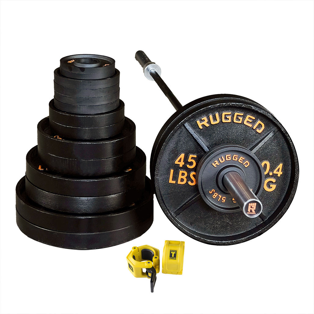 500 lb Rugged Deep Dish Olympic Weight Sets